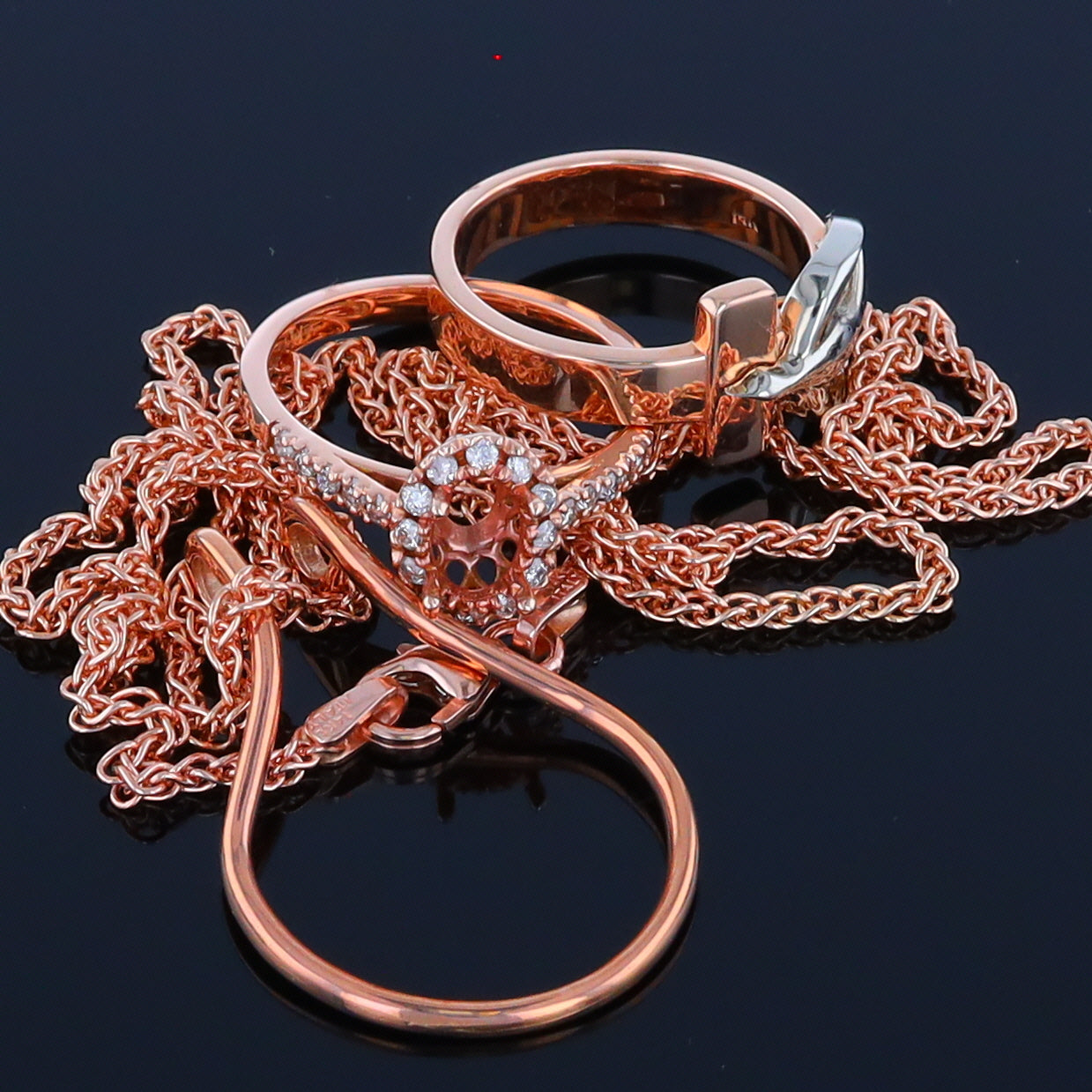 Rose Gold Jewelry – Hawkes and Co